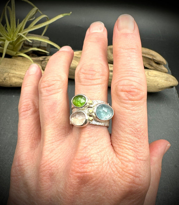 Bedrock Stack with Pastel Rose-Cuts - jenny reeves